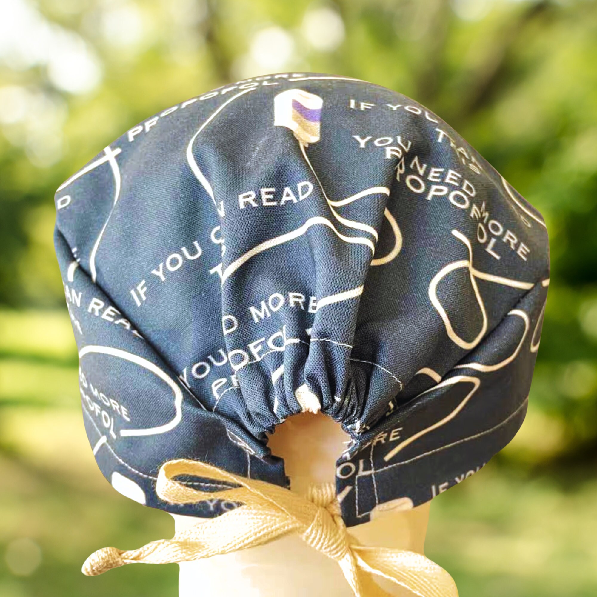 Propofol Anesthesia Surgical Cap, Healthcare Nurse, Euro/modern Style ...
