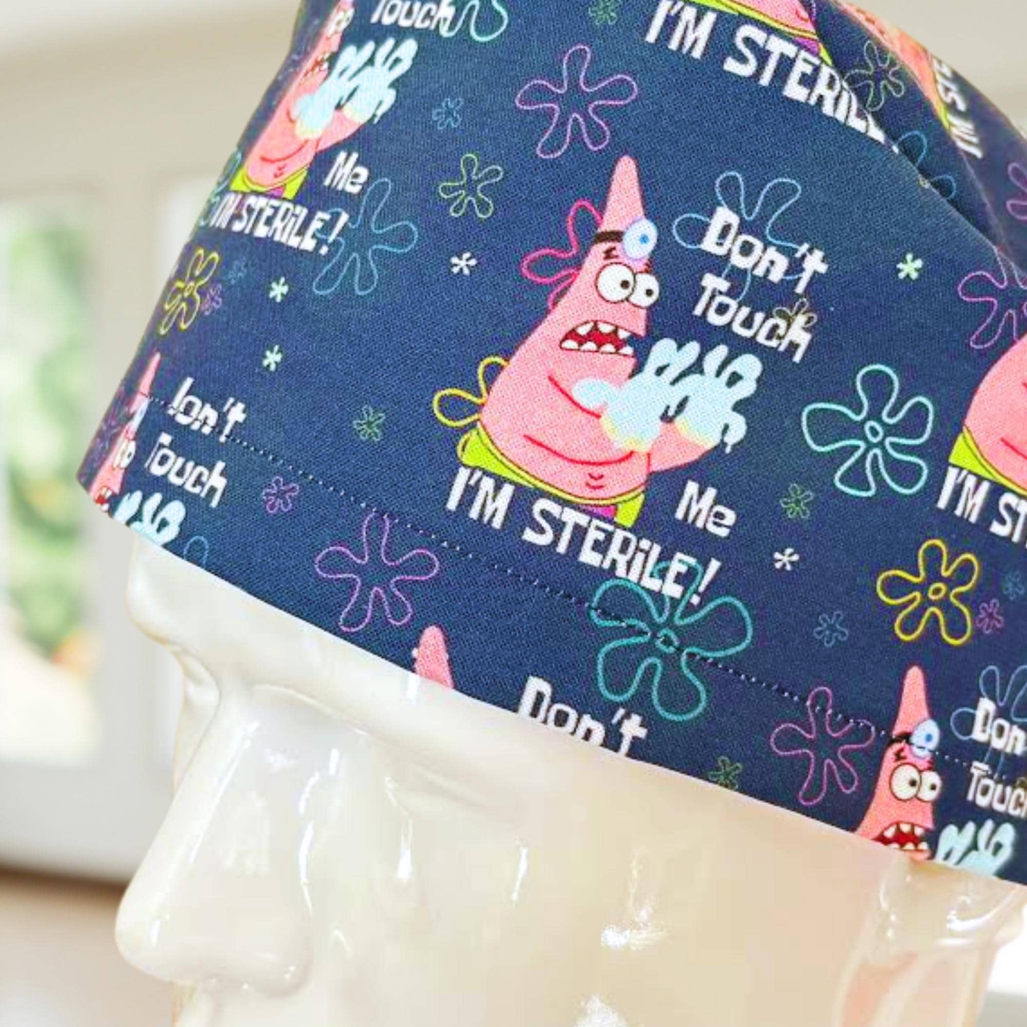 Don't Touch Me I'm Sterile~ Scrub Cap, Modern Nurse Hat, CNA, MD, Tech ...