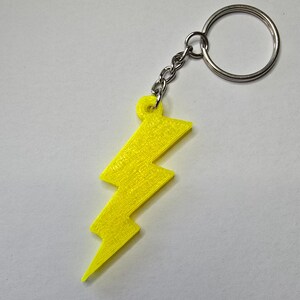 Lightning Bolt Keychain, Bolt Keychain, Symbol Keychain, Bolt Chain ...
