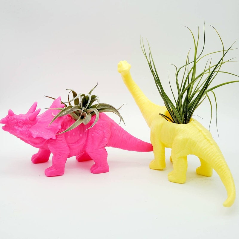 Dinosaur Plant Pot - Etsy