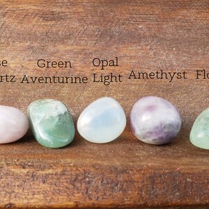 Interchangeable Stone and Crystal Necklace Pouch 18 Stone Options ...