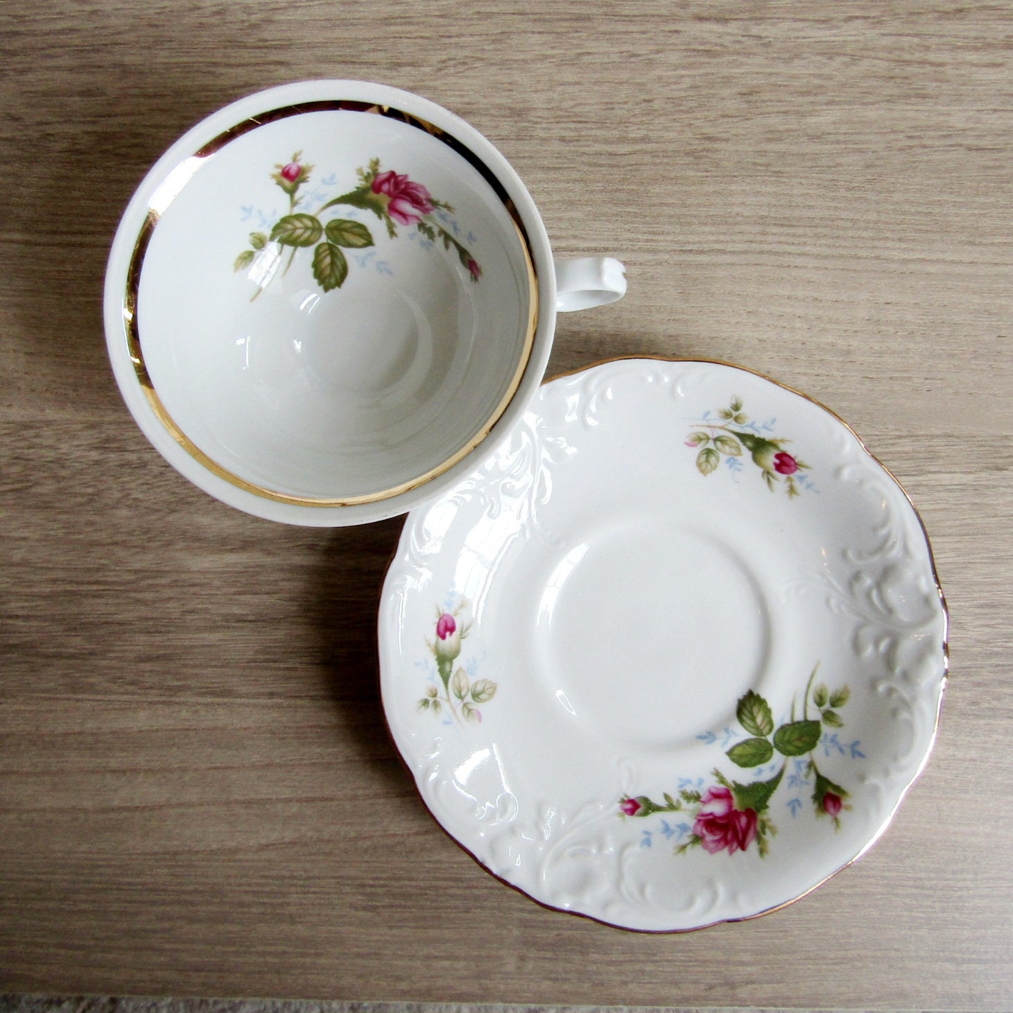Wawel China Tea Cup and Saucer ~~ Vintage Wawel Teaware, Vintage Tea ...