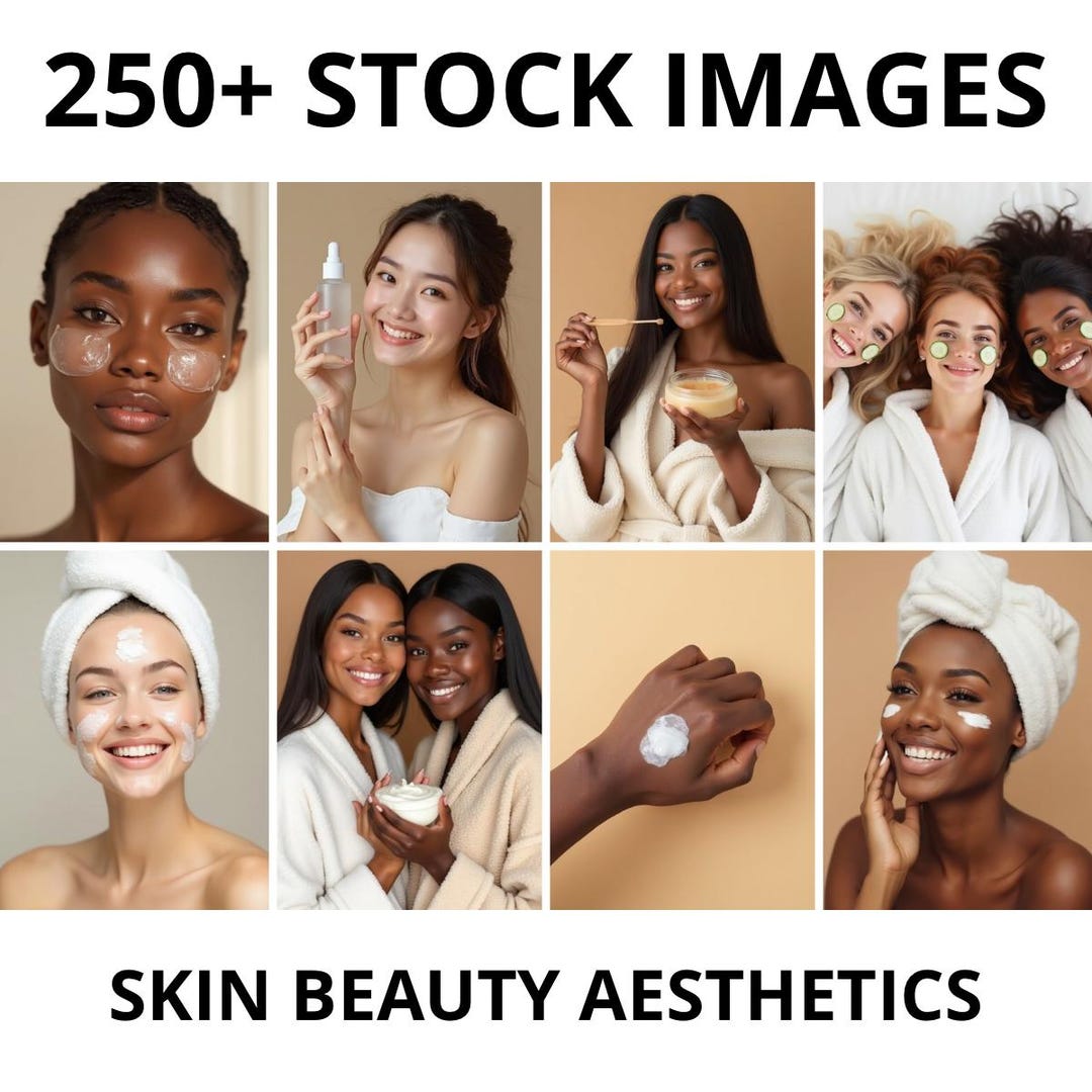 250+ Skin Model Beauty Stock Images AI Skin Models MRR&PLR Medspa Skin ...