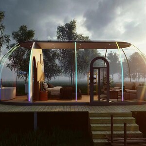 Artemis Pod/dome for Guest House / ADU / Glamping / Studio / Field ...