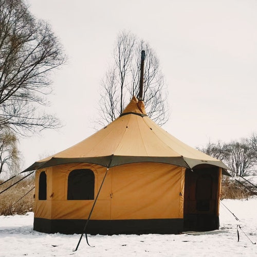 Pro-canvas Yurt for Winter Camping/ Polar - Etsy