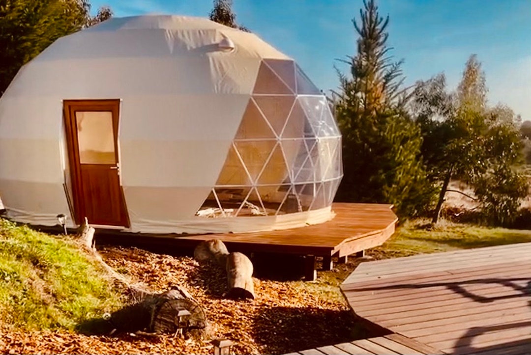 The Domegg--oval Geodesic Dome for Glamping/alternative House/guest ...