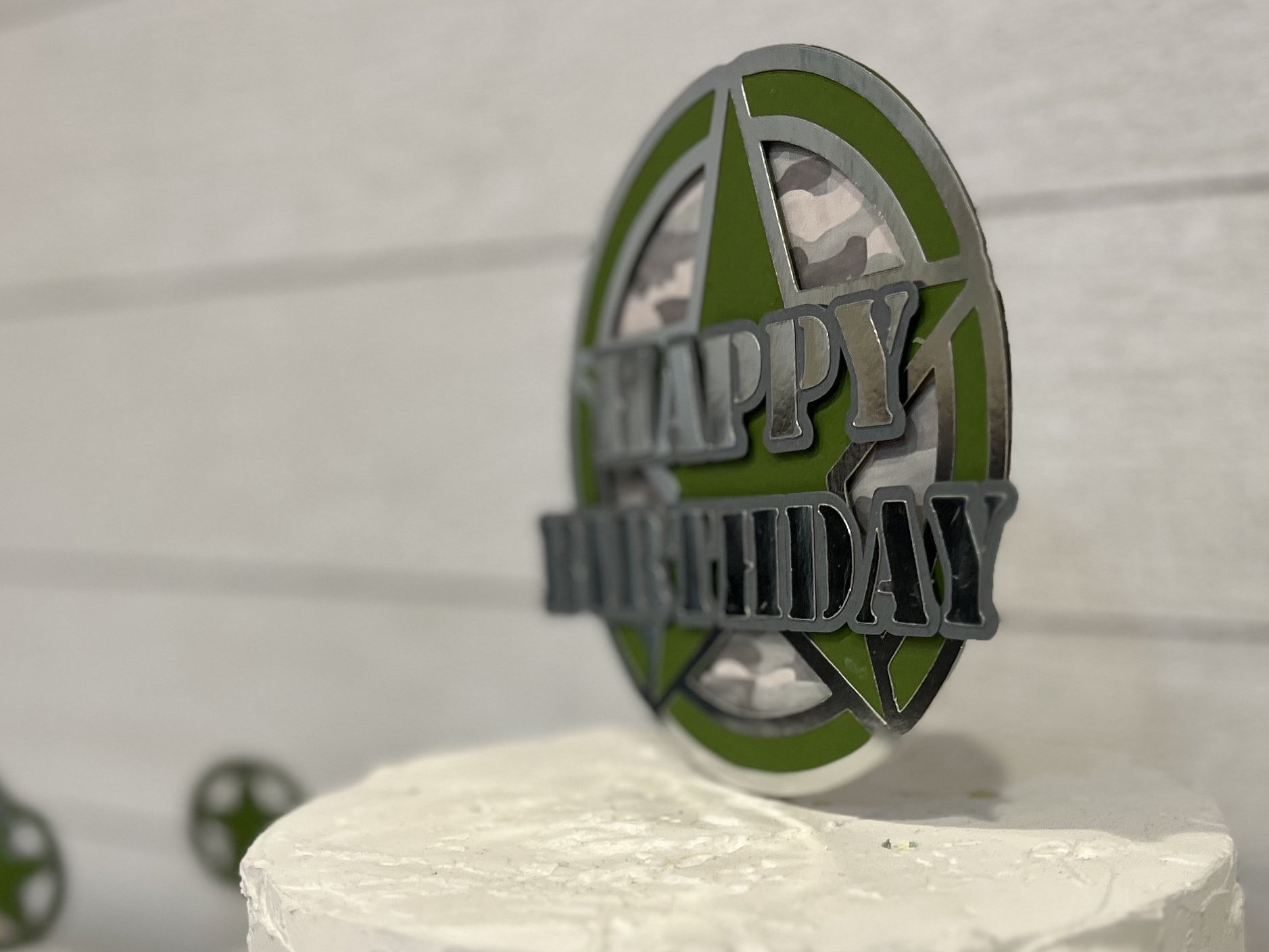 Military Birthday Cake Topper Birthday Party Decor - Etsy