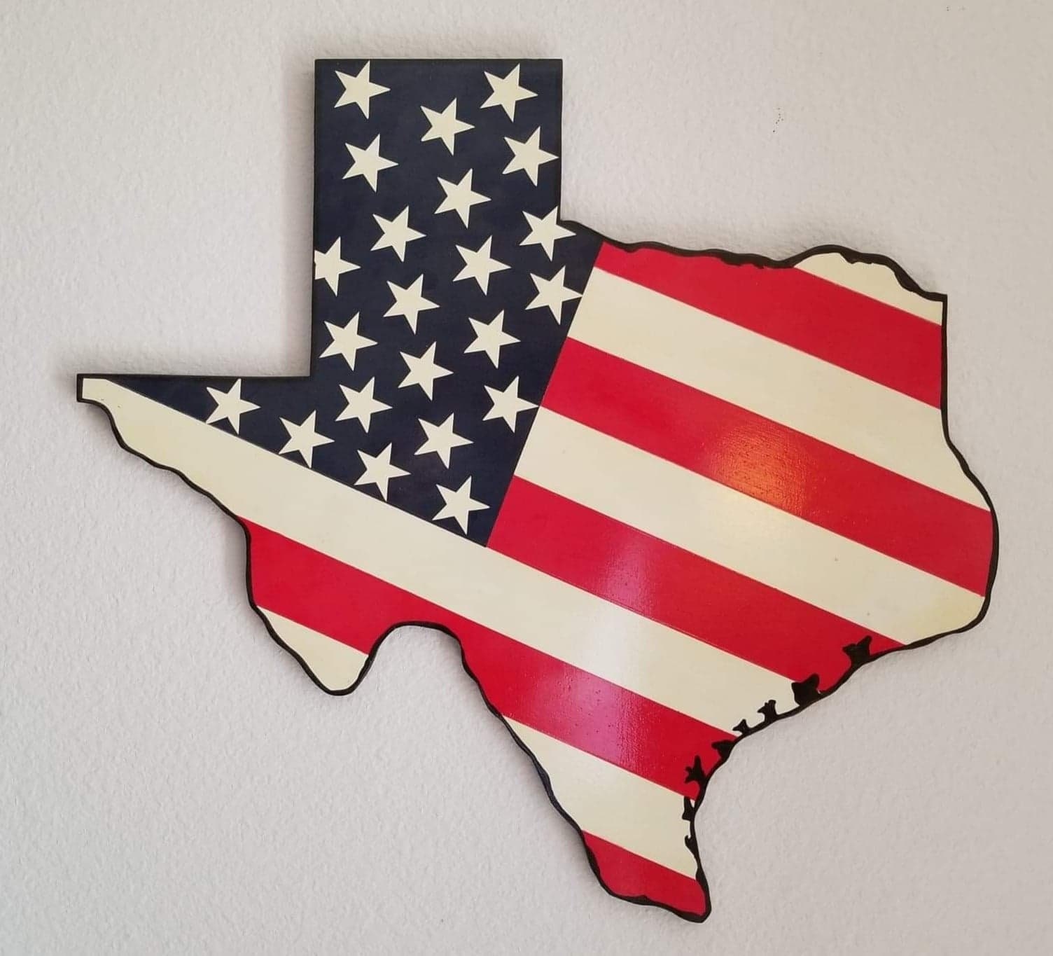 Texas Plaque State Stars and Stripes Wooden Wall Plaque - Etsy