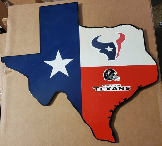 Texas State Texans Wooden Wall Plaque - Etsy