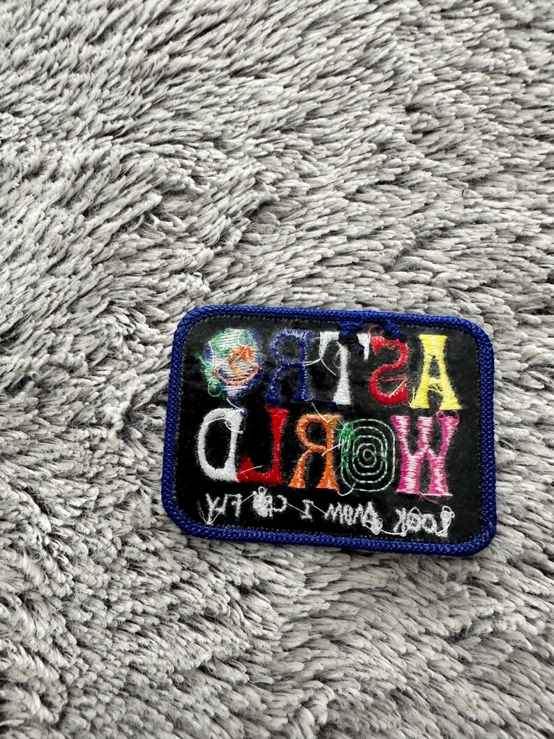 Astroworld Embroidery Patch , Fan Art Astroworld Fan Shirt, Cactus Jack ...
