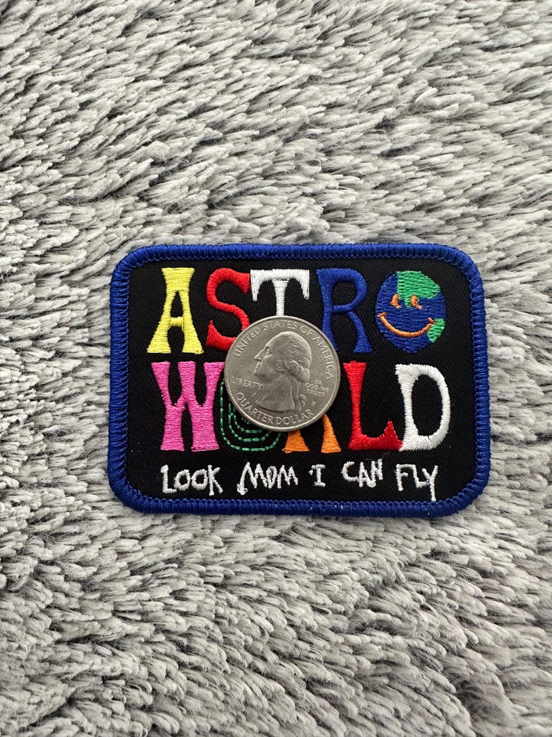 Astroworld Embroidery Patch , Fan Art Astroworld Fan Shirt, Cactus Jack ...
