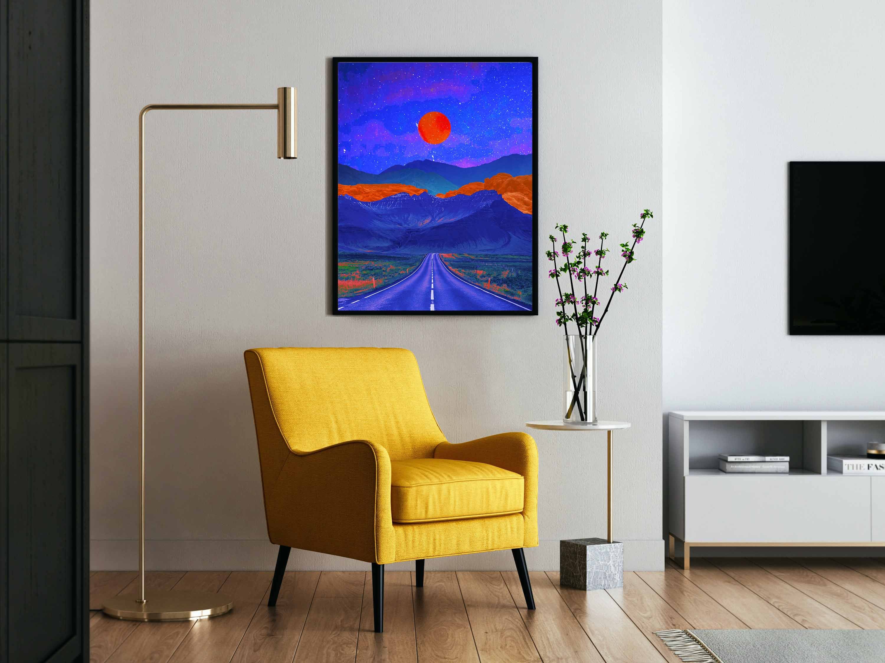 Road Trip Wall Art Travel Art Digital Collage Prints | Etsy