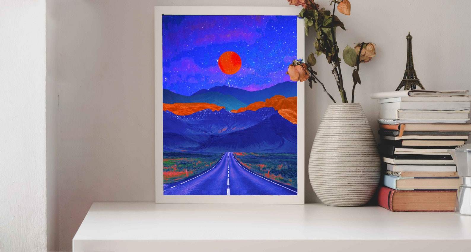 Road Trip Wall Art Travel Art Digital Collage Prints - Etsy