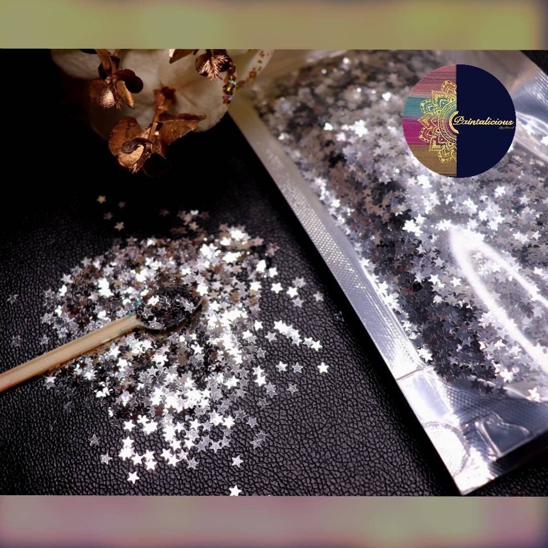 Chunky Glitter Star Shape Glitter Fine Glitter Holographic Sparkle ...