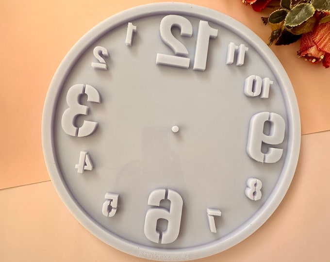 30cm Large Silicone Clock Mould Big Clock Mold High Quality for Resin ...