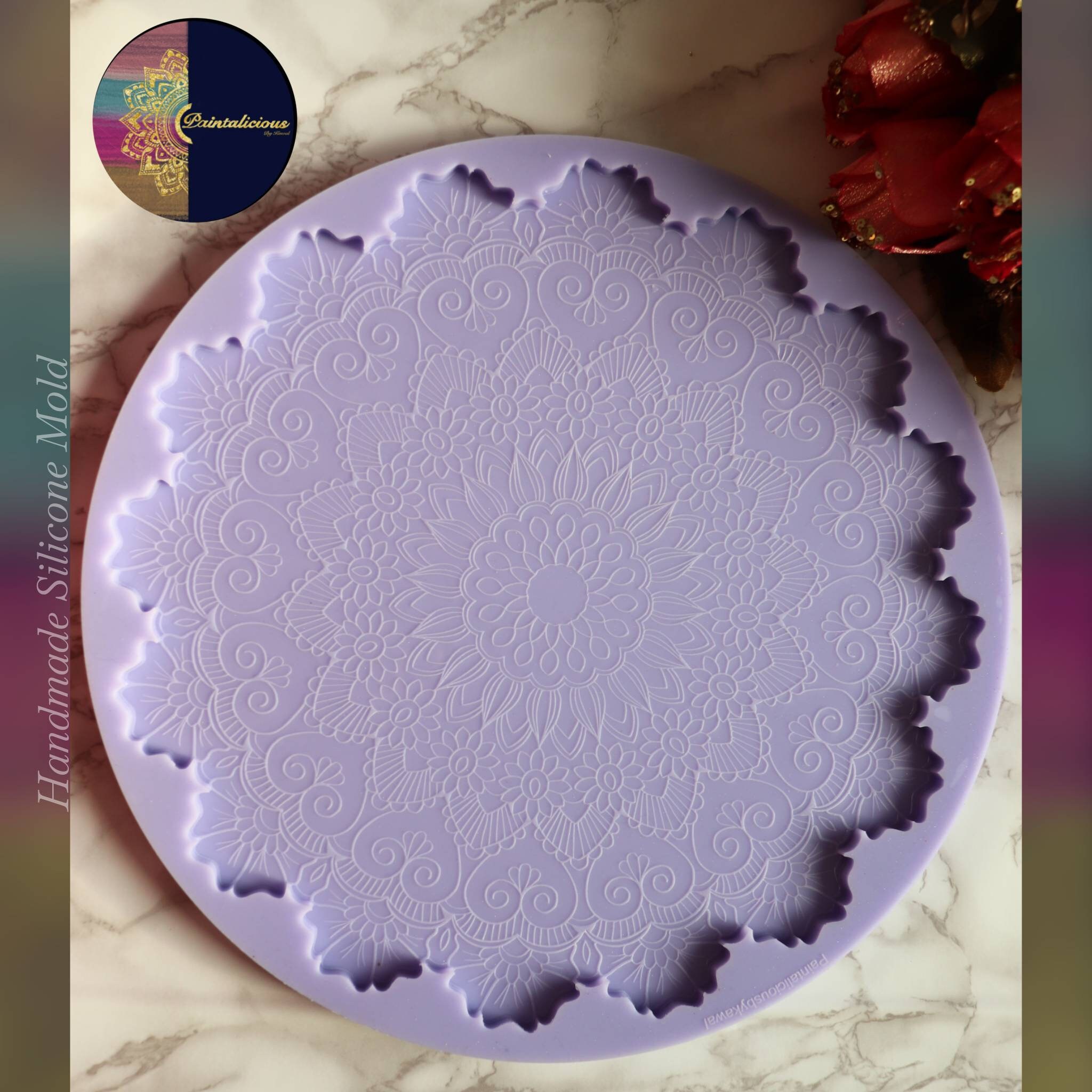 34cm High Quality LARGE Mandala Mold Resin Art Silicone Mold | Etsy