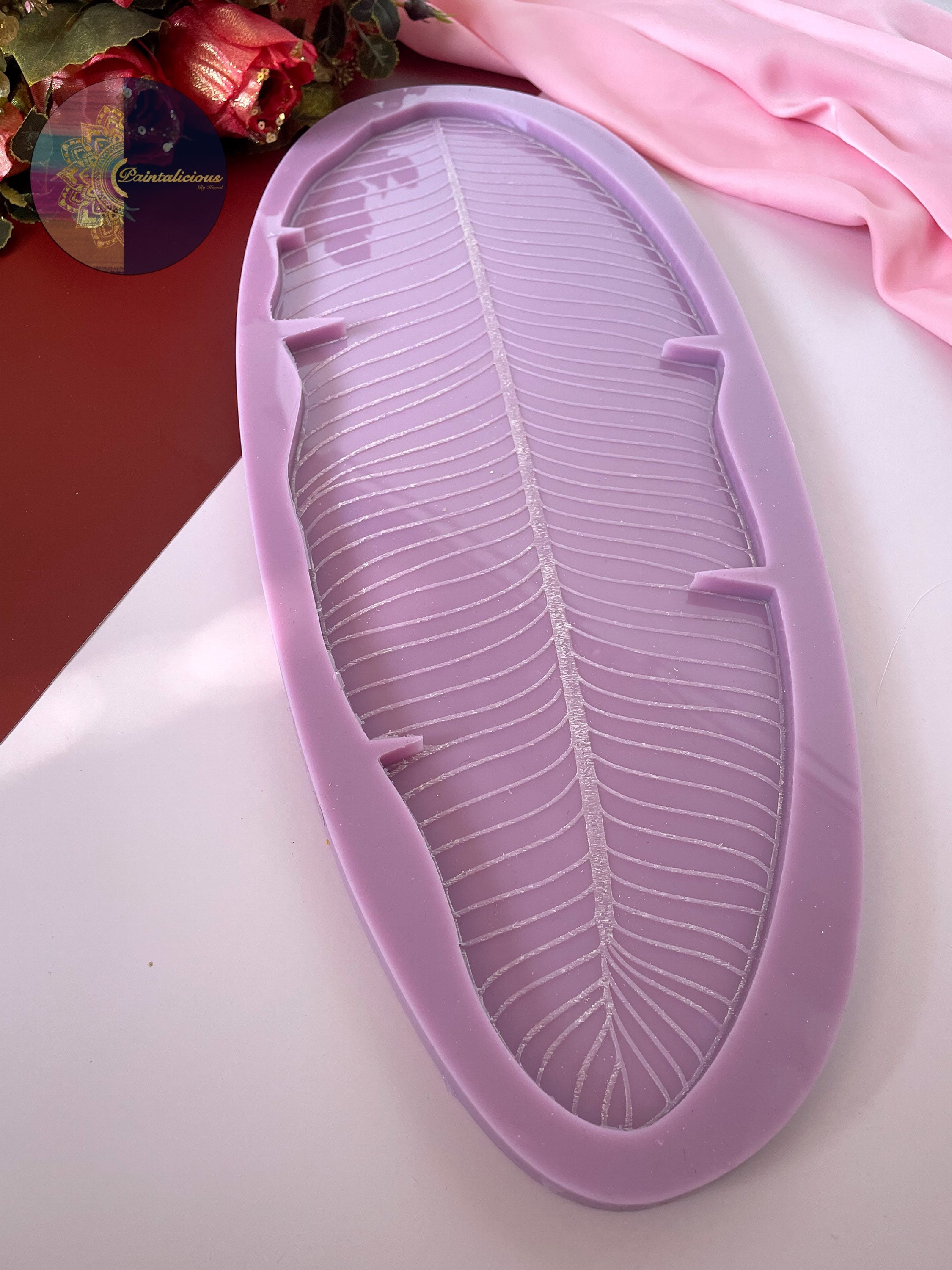 40cm Large Leaf Mold for Resin Art Silicone Mould for - Etsy UK