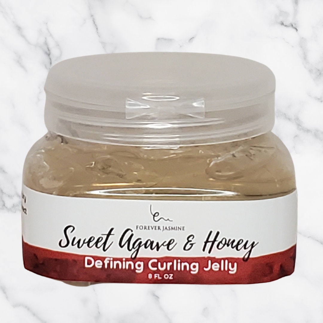Sweet Agave & Honey Hair Gel, Defining Gel, Curling Jelly, Flake Free ...