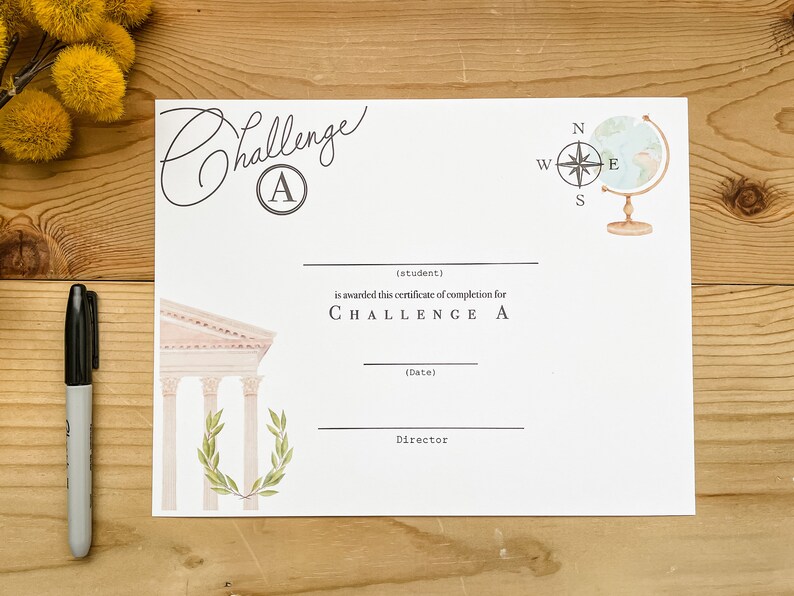 Classical Conversations Challenge Level Certificates Challenge All ...