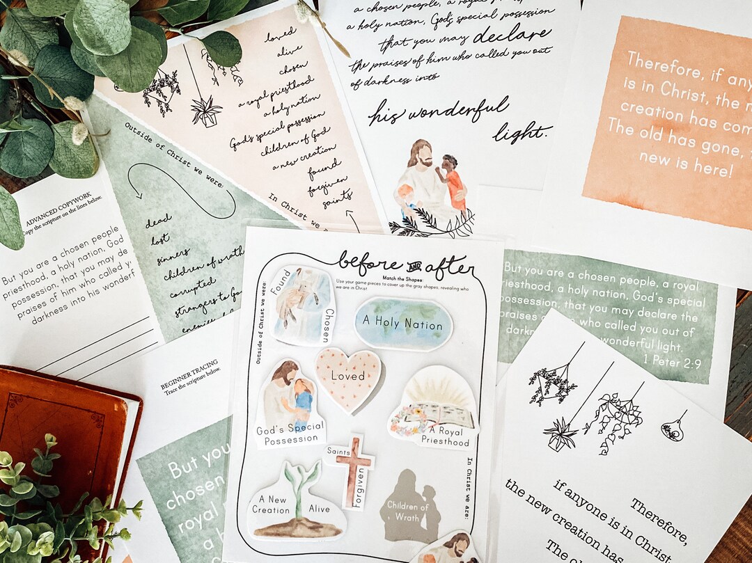 Faith-based Mini Study - Who Does God Say I Am? // Children's Bible ...