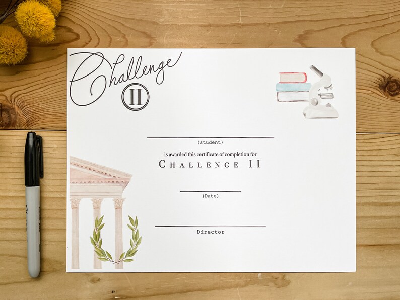 Classical Conversations Challenge Level Certificates Challenge All ...