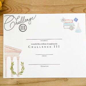 Classical Conversations Challenge Level Certificates Challenge All ...