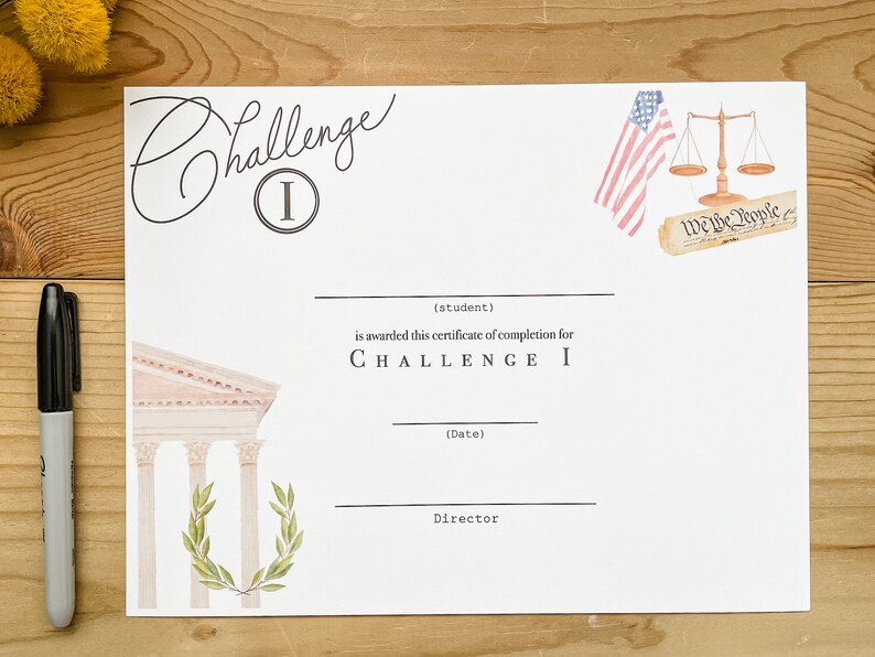 Classical Conversations Challenge Level Certificates Challenge All ...