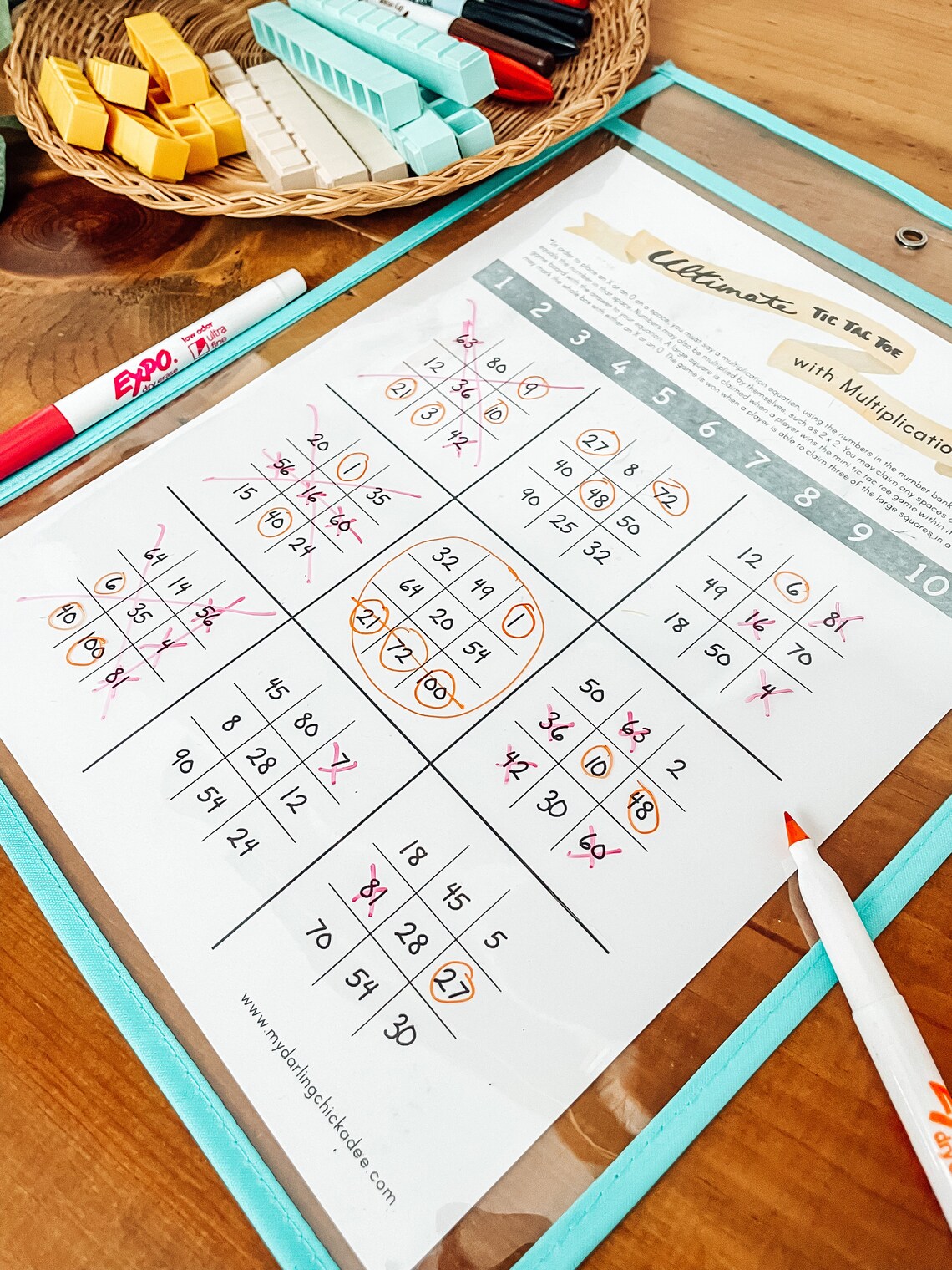 Ultimate Tic Tac Toe With Multiplication // Learning Times Tables ...