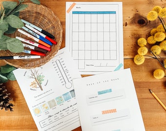 Rainbow Themed Morning Menu Bundle Preschool Learning Binder - Etsy