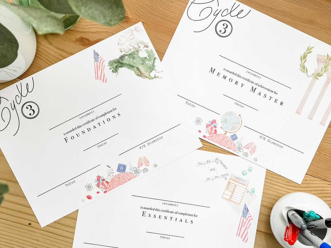 Cycle 3 Classical Conversations Certificates Foundations Essentials ...