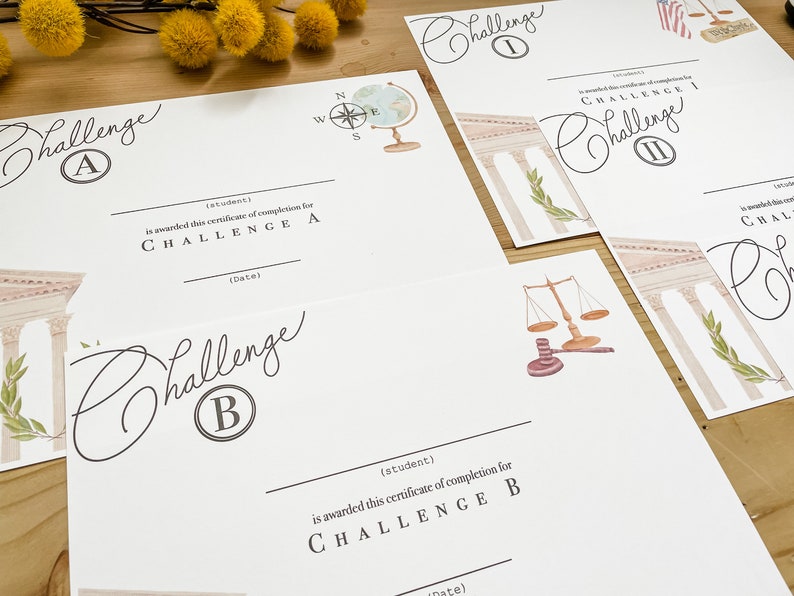 Classical Conversations Challenge Level Certificates Challenge All ...