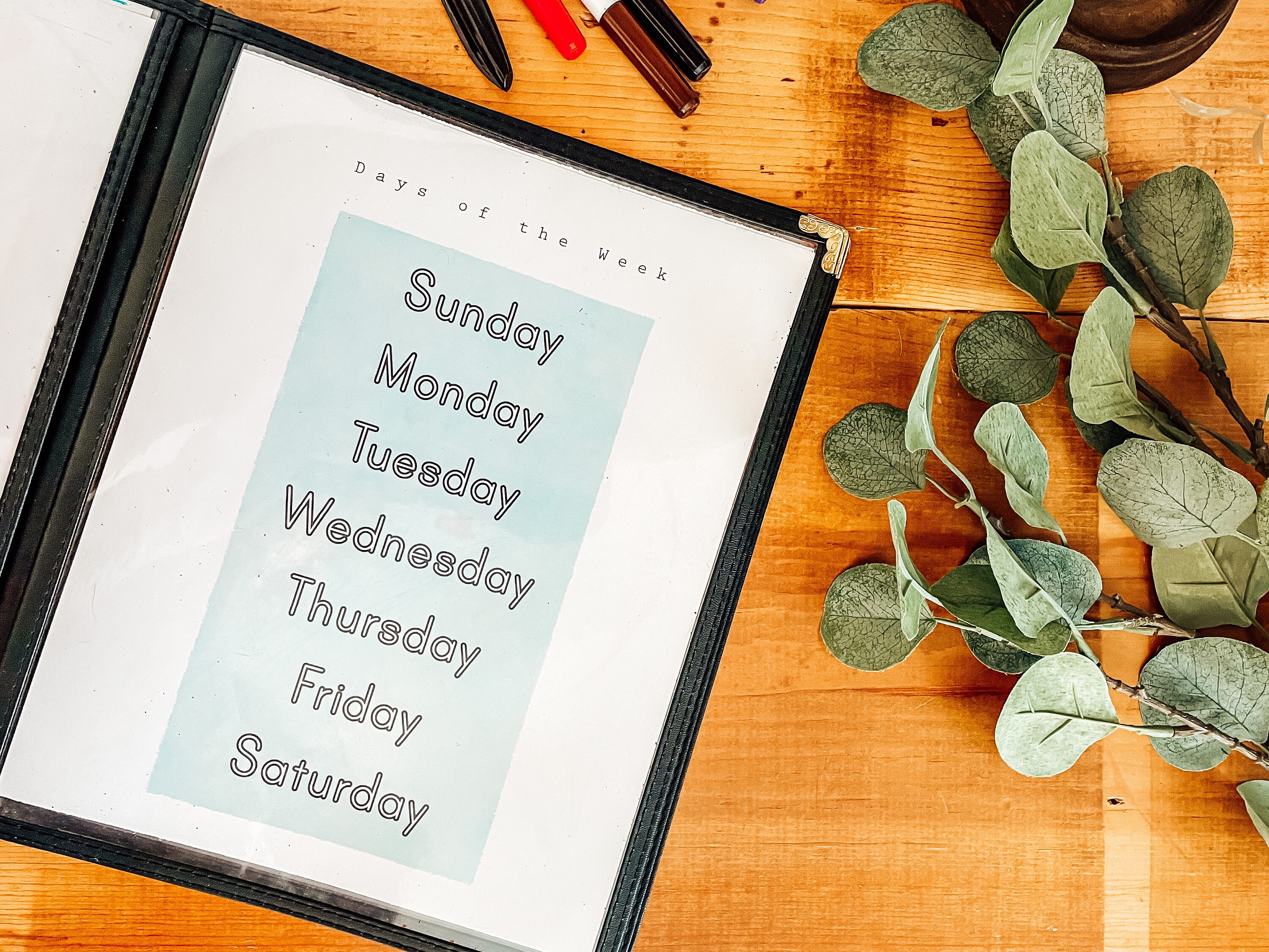 Calendar and Weather Pages for Littles // Circle Time Activities ...
