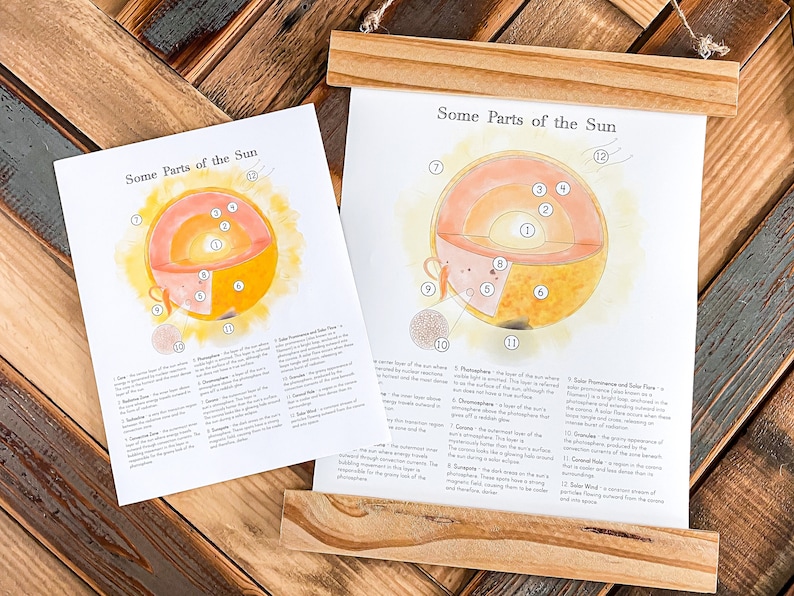Parts of the Sun Science Resource Pack // Homeschool Science Resources ...