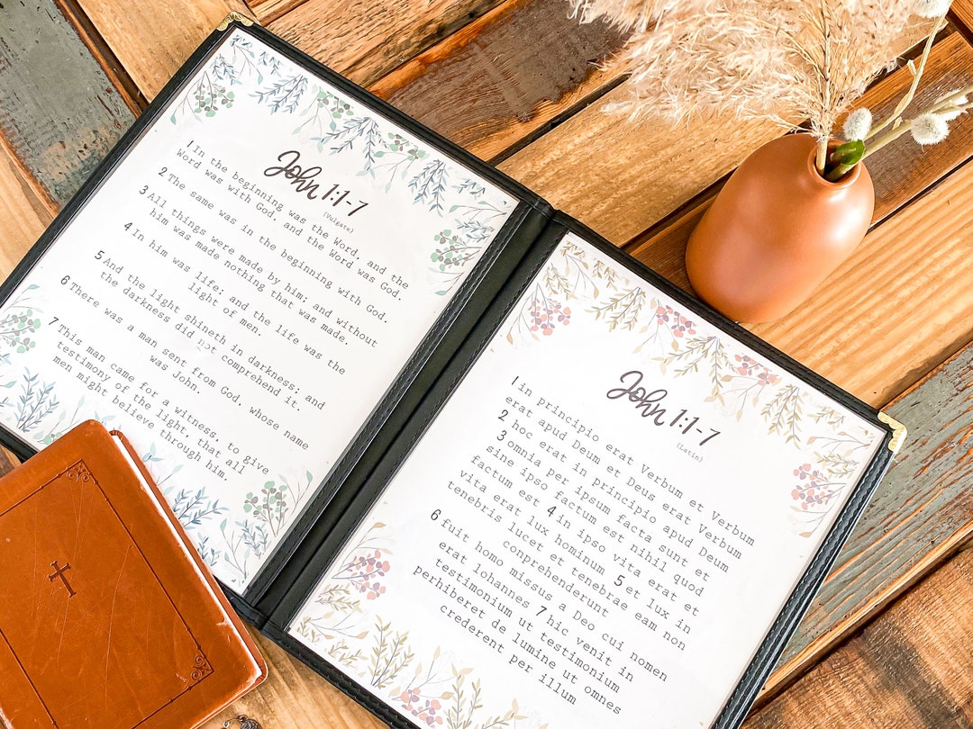 John 1:1-7 English (the Vulgate) and Latin // Classical Conversations ...