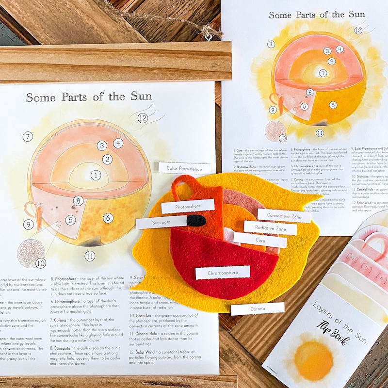 Sun Science Poster - Etsy