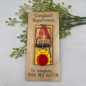 Gag Gift for Boss Co-worker Complaint Department Gift From Mom or Dad ...