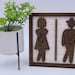Country Farmhouse Shiplap Look Restroom Bathroom Sign Hat & Bonnet - Etsy