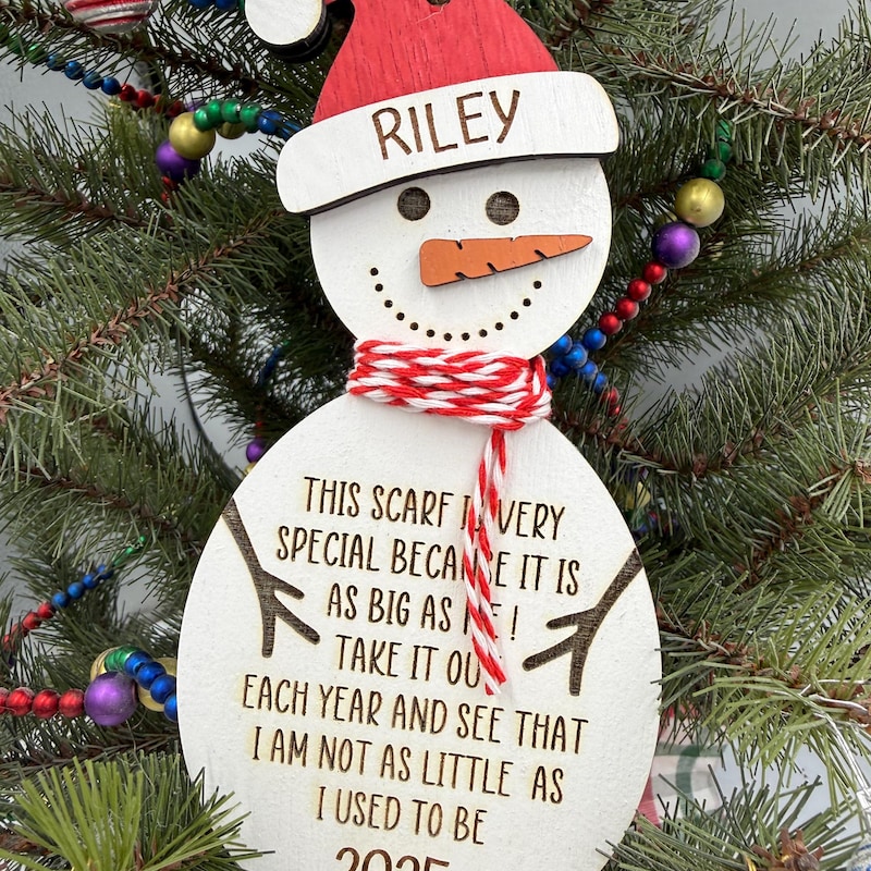 Snowman Baby Keepsake - Etsy