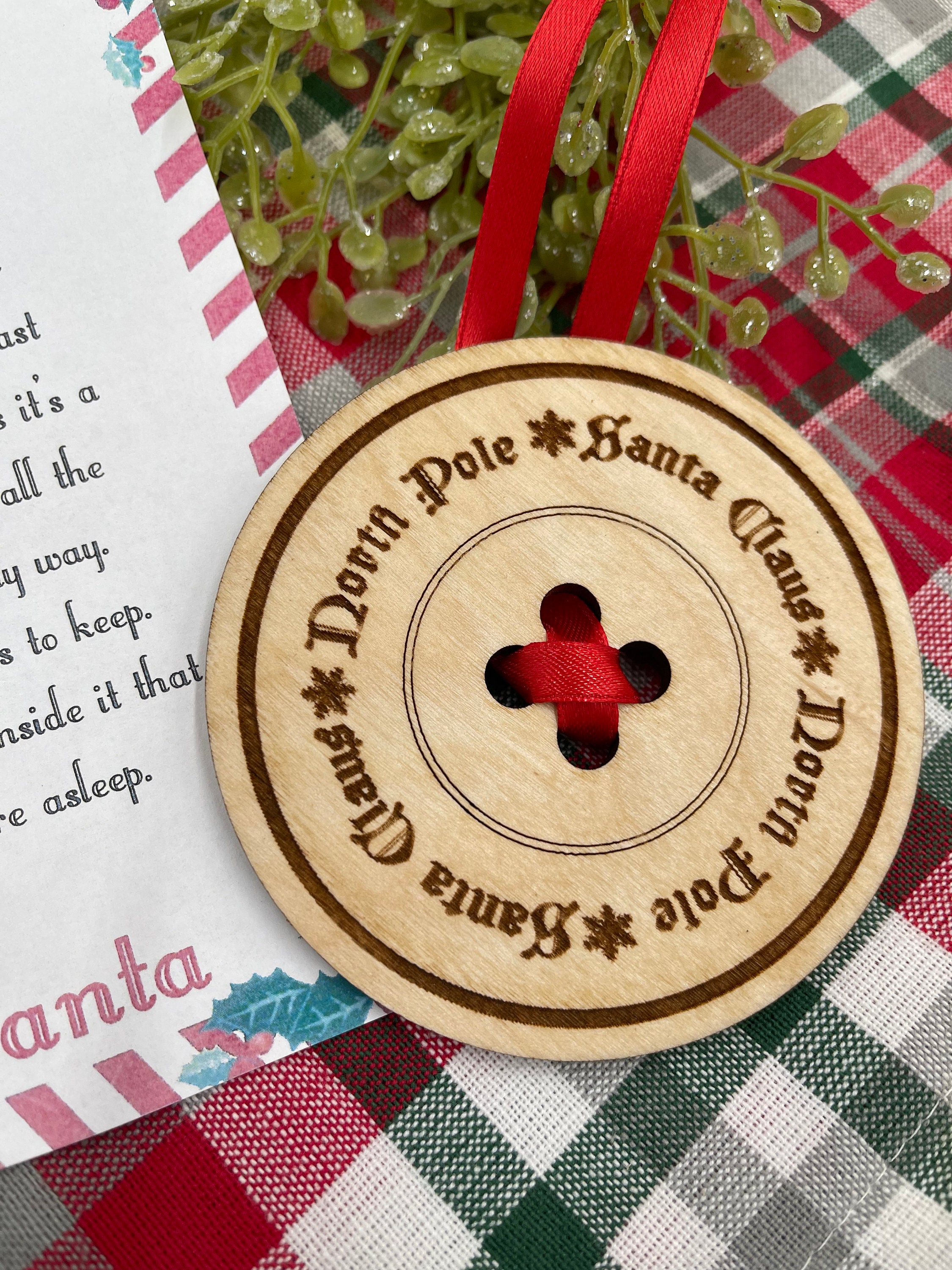 Santa's Lost Button Christmas Game & Ornament - Fun for Christmas ...
