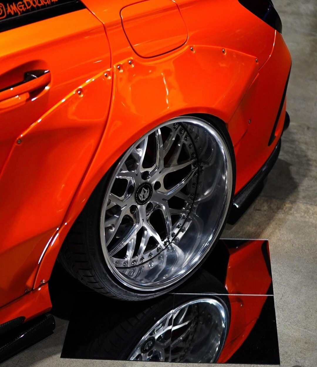 Blank Chrome Mirror Car Show Display Floor Pieces for Wheels - Etsy