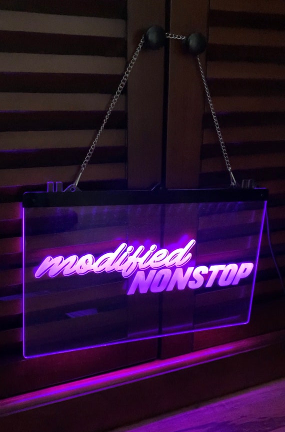 Custom Light up Hanging Plaque LED Sign Color Changing - Etsy