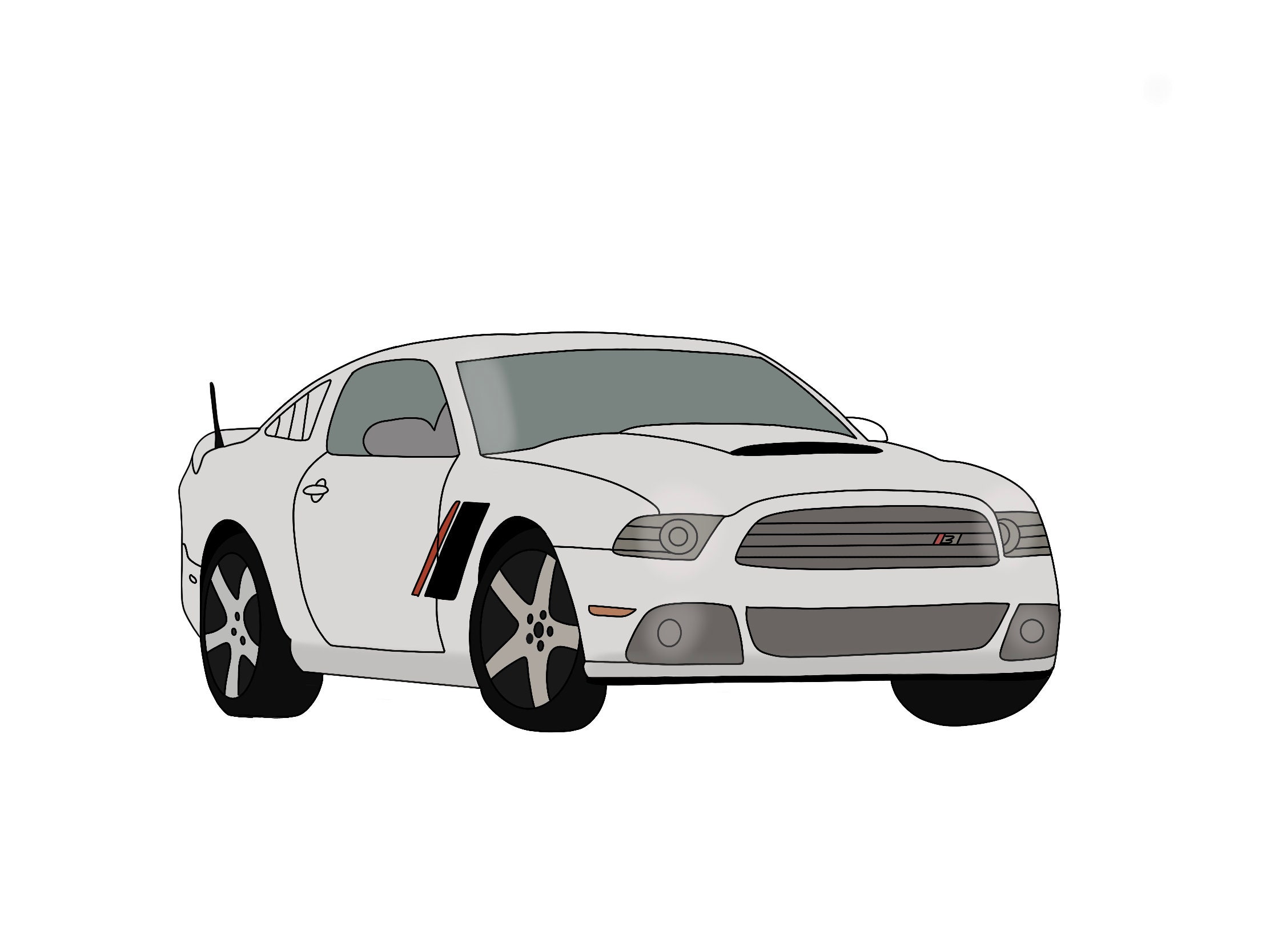 Custom Car Drawing - Etsy