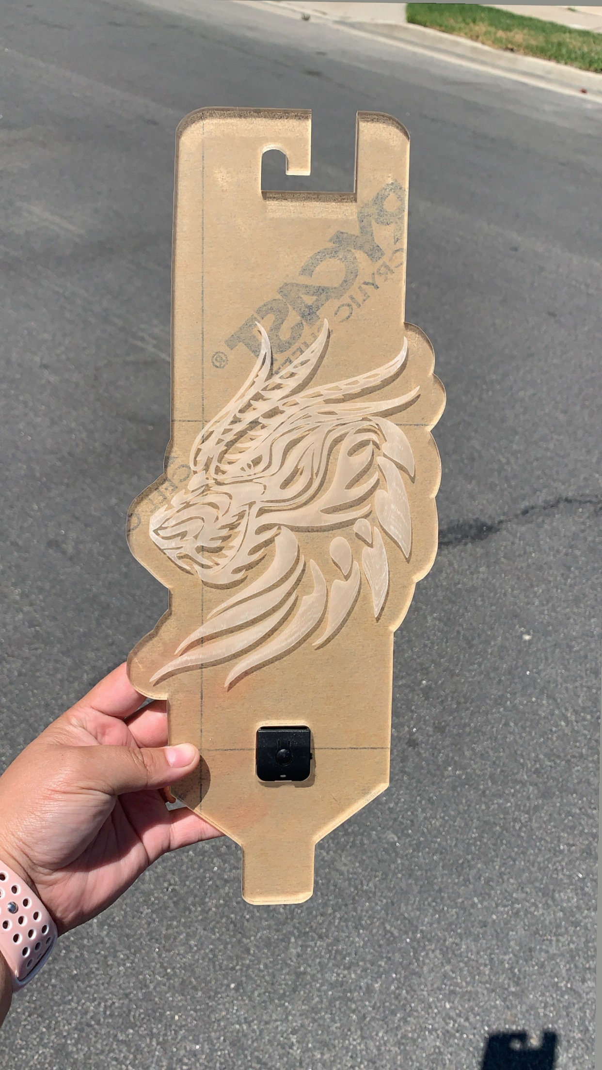 Custom Light up Acrylic Hood Prop - Etsy