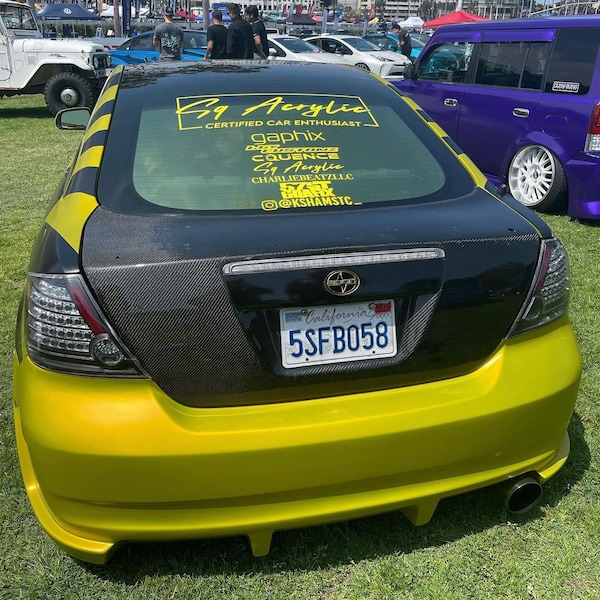 Rear Window Banner - Etsy