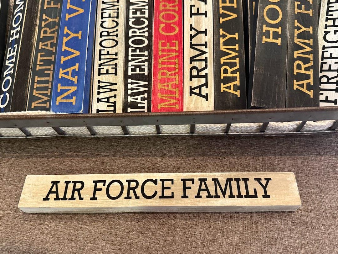 Air Force Wooden Sign/personalized Air Force Gift/air Force Family ...