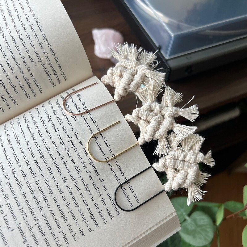 Macrame Bookmarks - Etsy