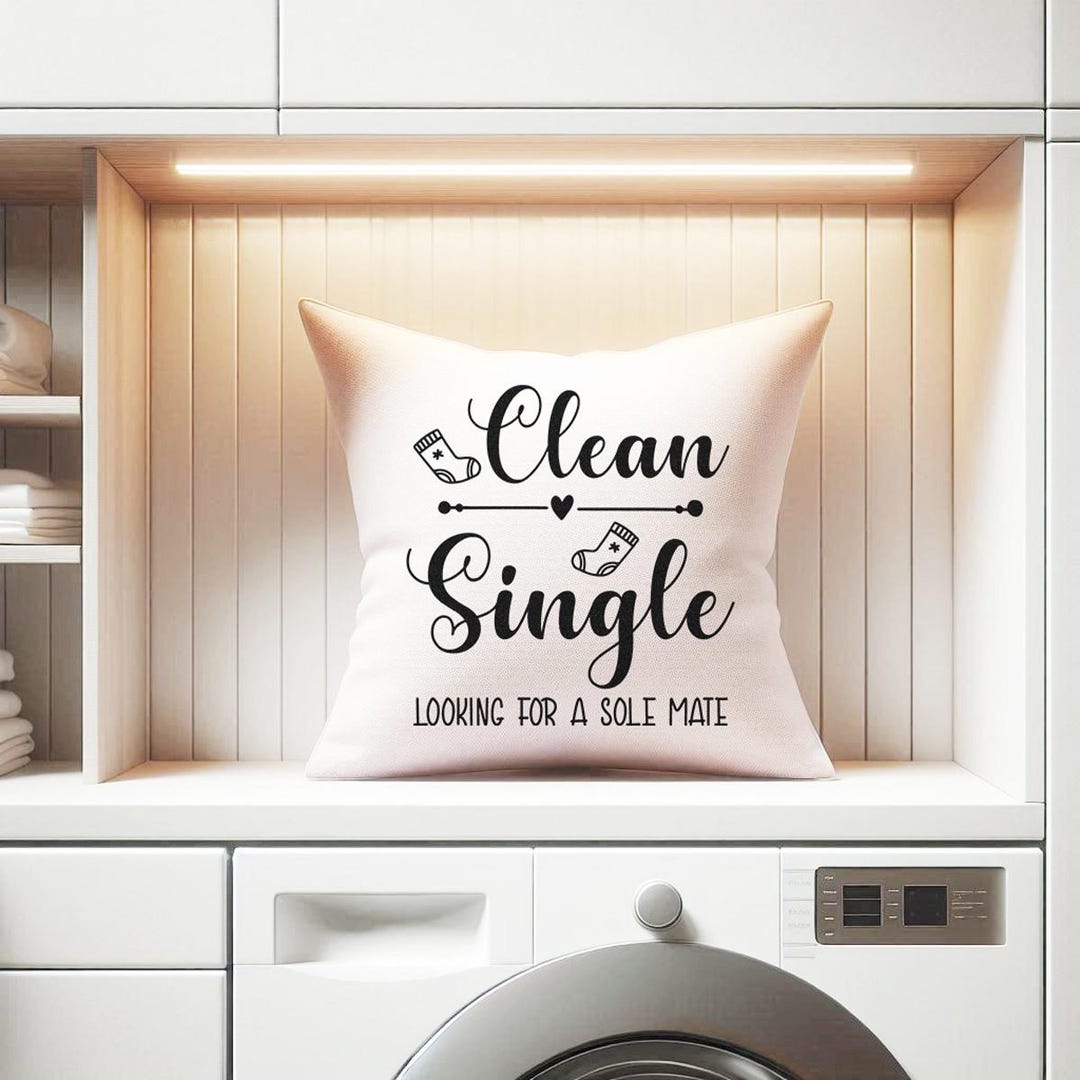 Custom Color Laundry Mini Pillow: Laundry Room Decorations - Etsy