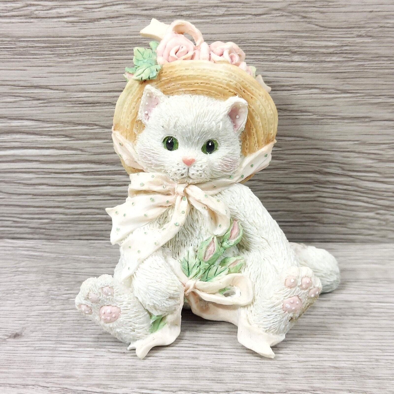 Calico Kitten Cat our Friendship Blossomed From the Heart Vintage Hand ...