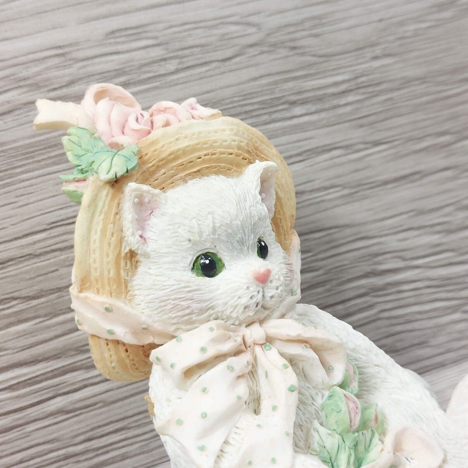 Calico Kitten Cat our Friendship Blossomed From the Heart Vintage Hand ...