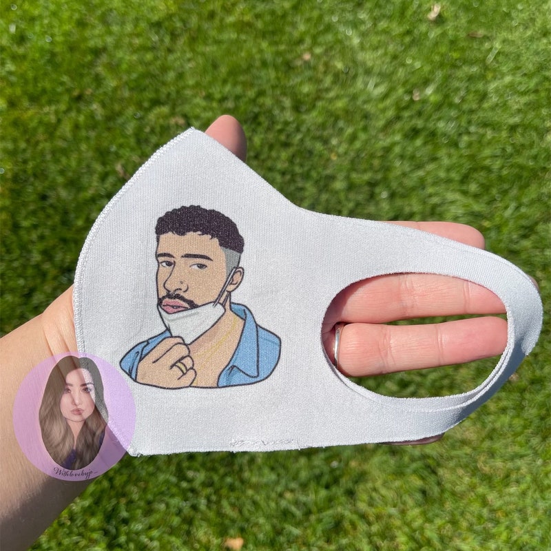 Bad Bunny Mask - Etsy